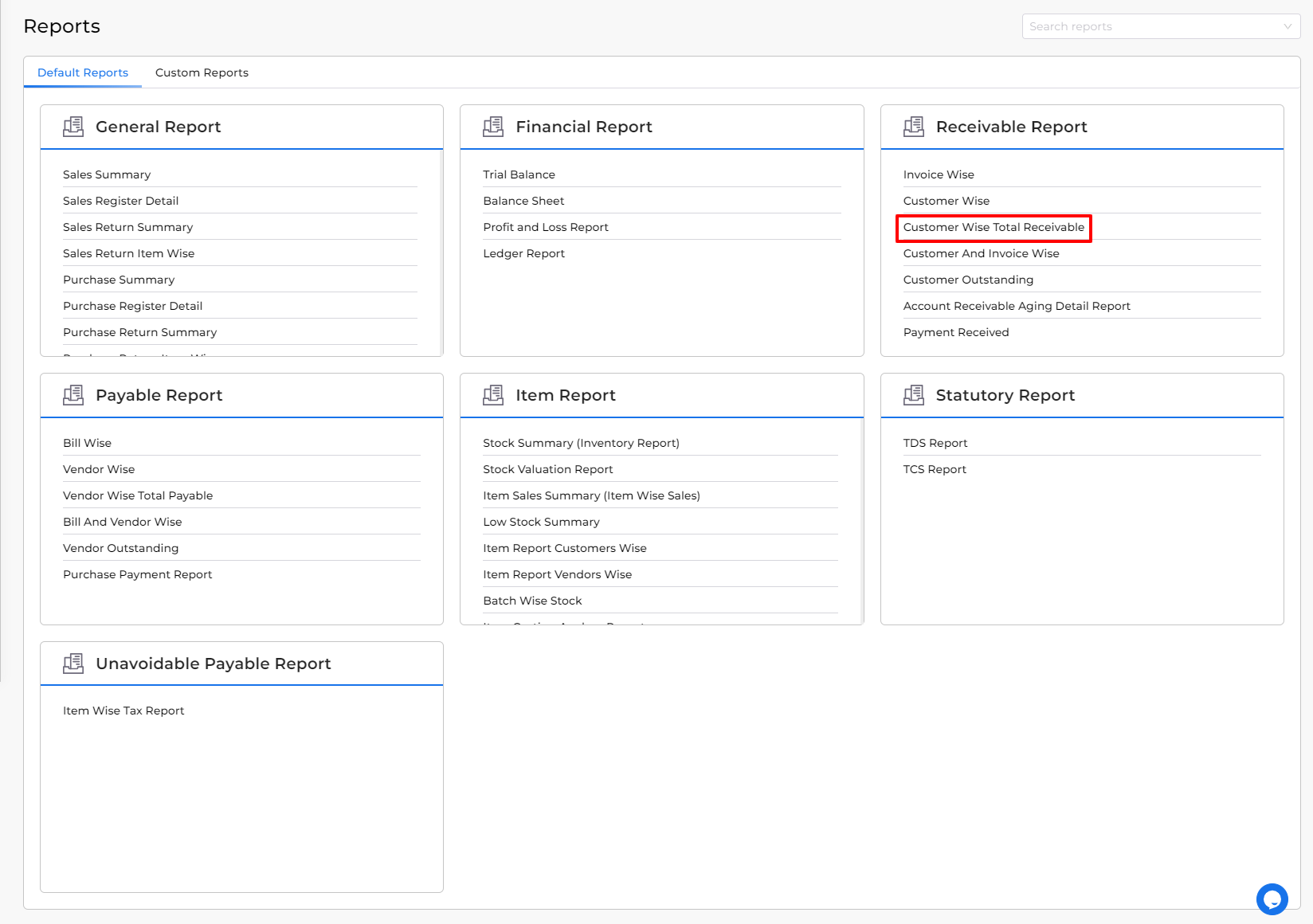Customer-Wise Receivable Report for Better Credit Control