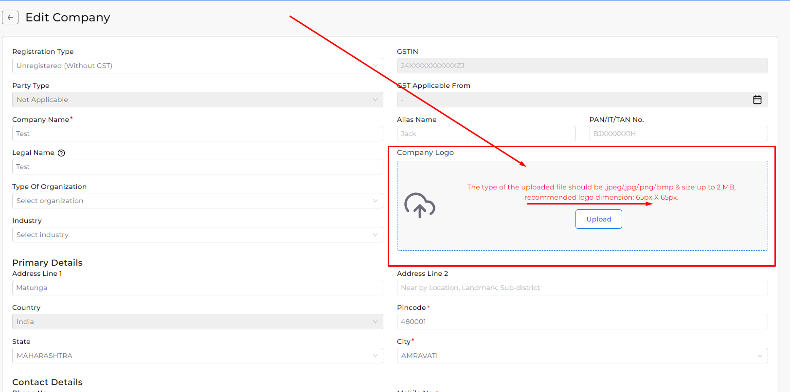 Guide to Adding Your Company Logo | Munim Helpdesk