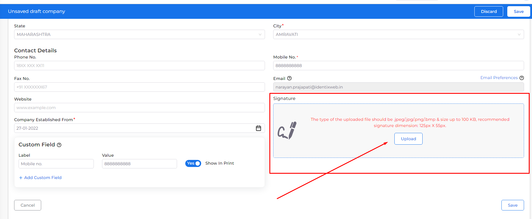 How to Add Company logo to Munim Invoice | Helpdesk