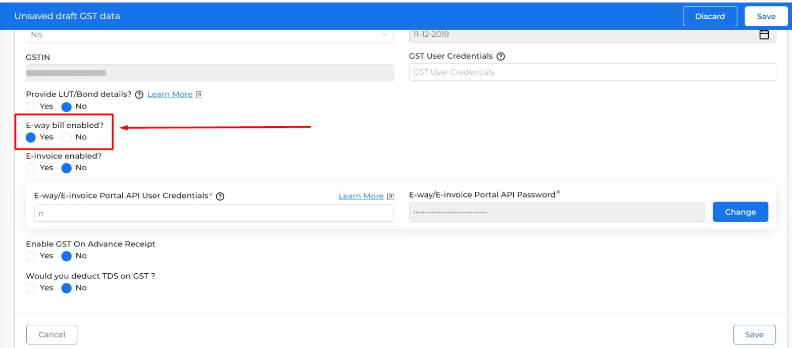 Guide to Create E-way Bill | Munim Helpdesk